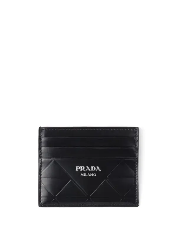 Prada Logo-print Cardholder - Black