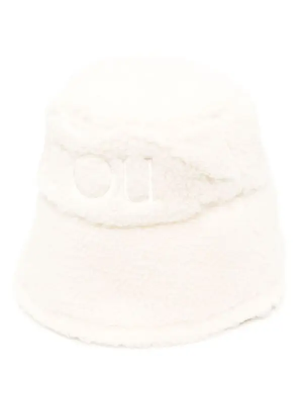 Patou Logo-embroidered Bucket Hat - White