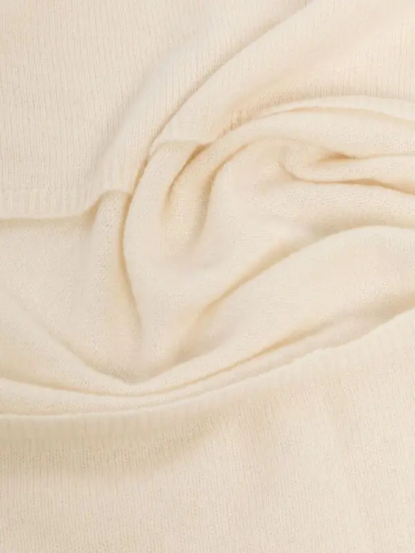 Cashmere In Love Aman Fine-knit Triangle Scarf