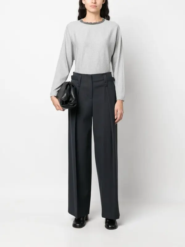 Fabiana Filippi Beaded Crew-neck Jumper