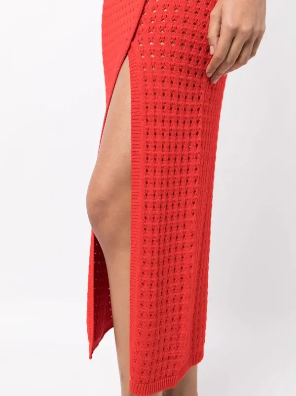 Cashmere In Love Hanalei Crochet-knit Bralette - Red
