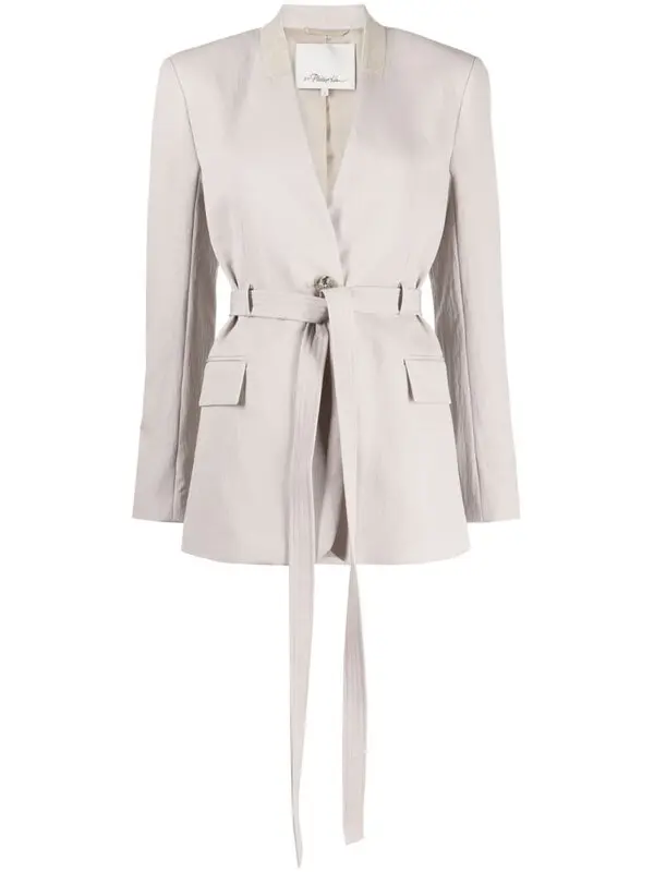 3.1 Phillip Lim Tied-waist Single-breasted Blazer