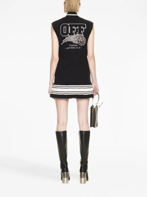 Off-White Meteor Varsity Mini Dress