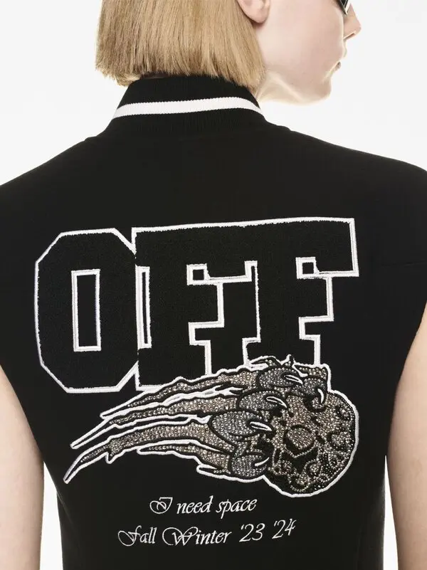 Off-White Meteor Varsity Mini Dress