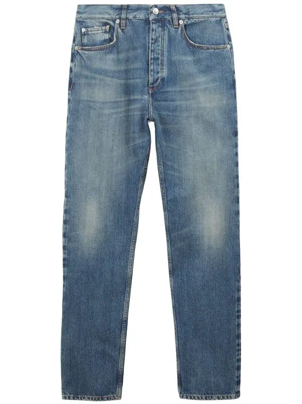 Burberry Straight-leg Denim Trousers