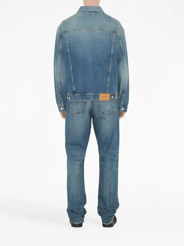 Burberry Straight-leg Denim Trousers