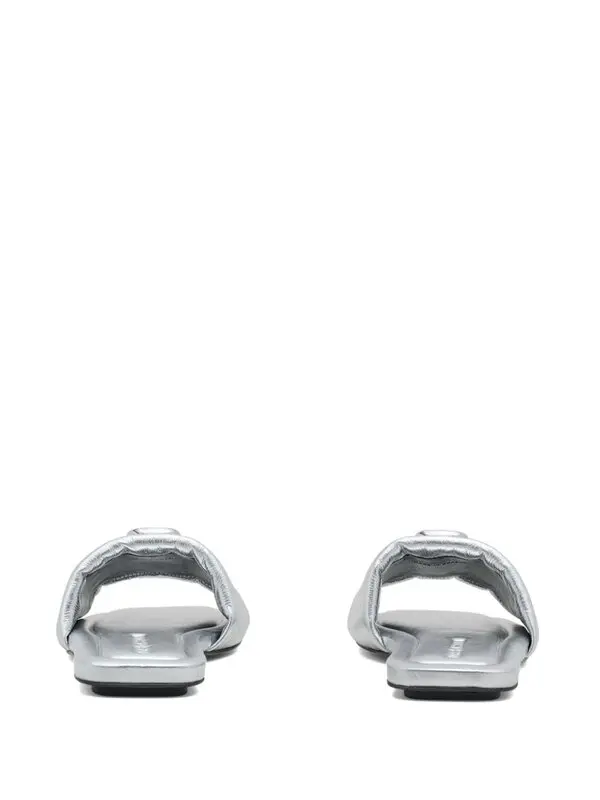 Marc Jacobs J Marc Metallic Sandals - Silver