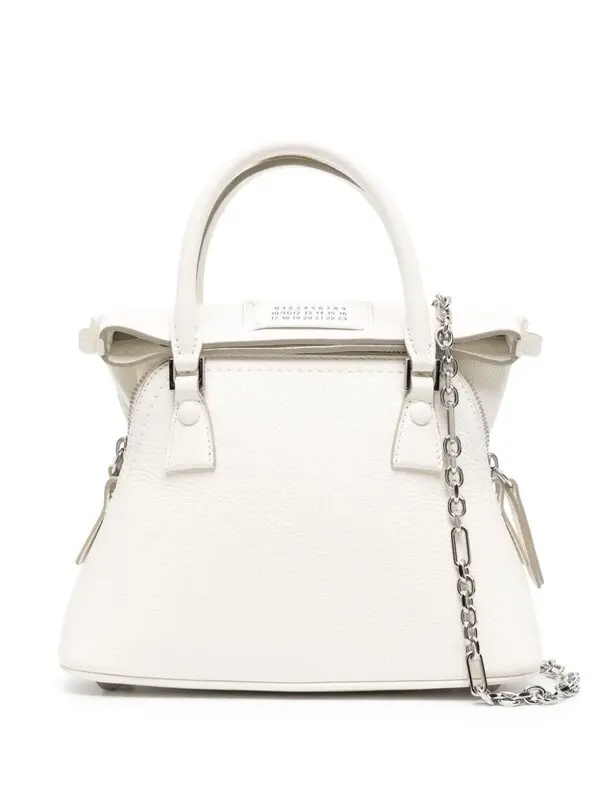 MAISON MARGIELA Micro 5ac Classique Top-handle Bag - Neutrals