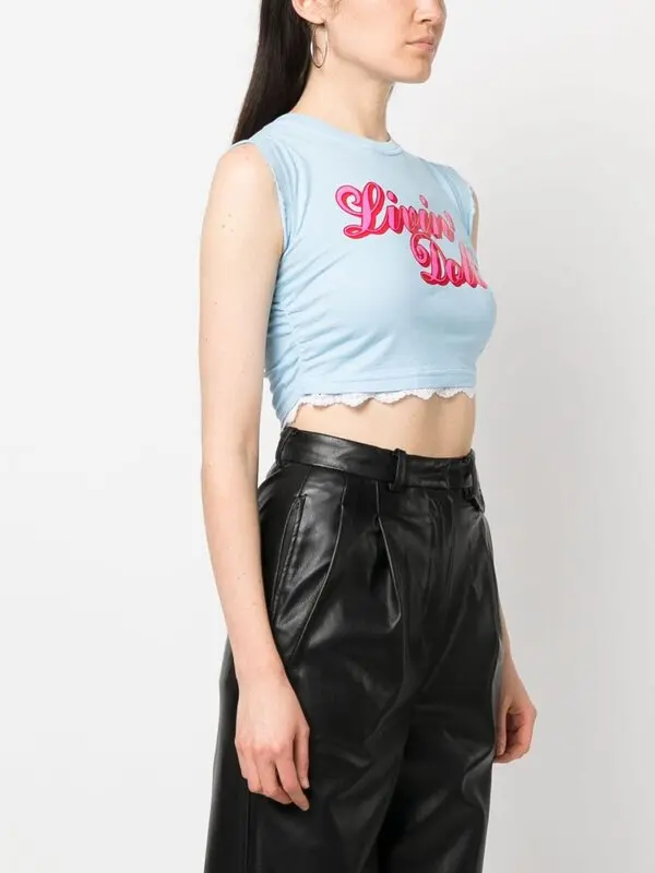Dsquared2 Logo-print Cropped T-shirt