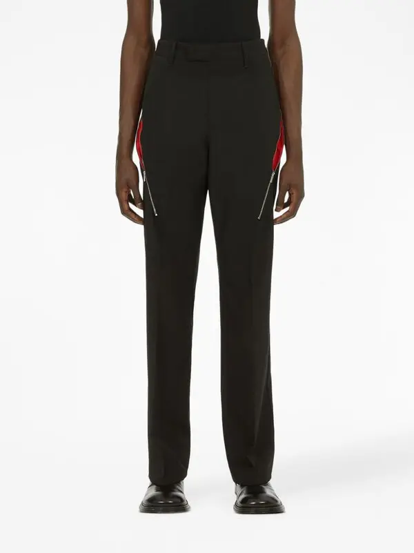 FERRAGAMO Tailored Trousers With Zip Detail