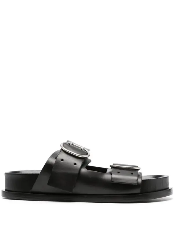 JIL SANDER Buckle-fastening Flat Sandals