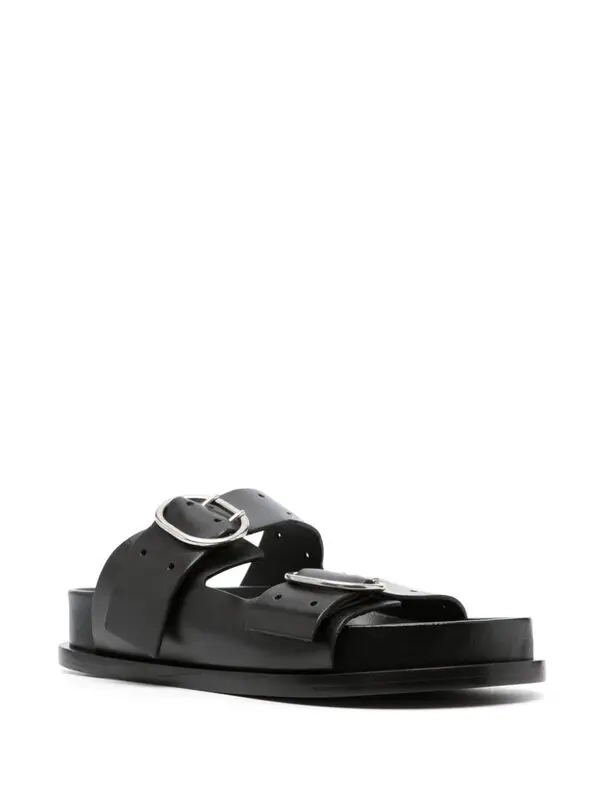 JIL SANDER Buckle-fastening Flat Sandals