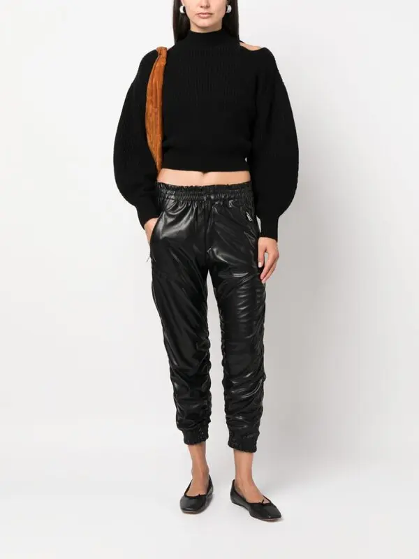 MARANT ETOILE Bolena Cropped Trousers - Black