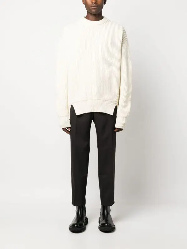 JIL SANDER Tapered-leg Tailored Trousers - Brown