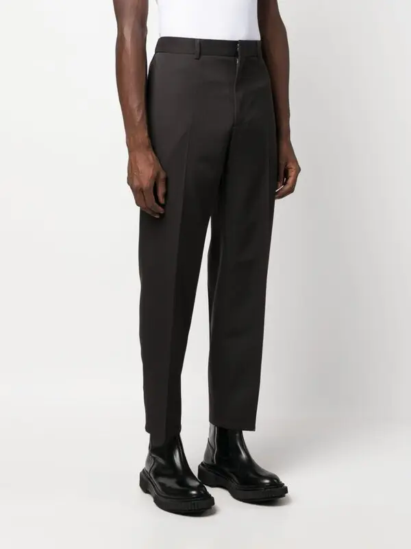 JIL SANDER Tapered-leg Tailored Trousers - Brown