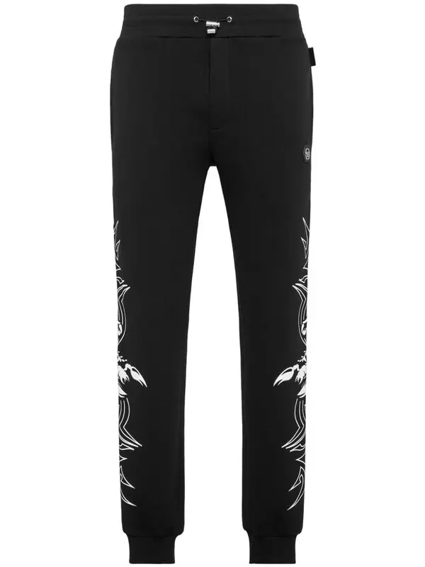 Philipp Plein Scorpion Cotton Track Pants