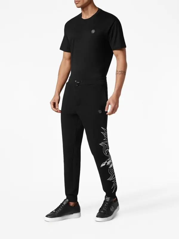 Philipp Plein Scorpion Cotton Track Pants