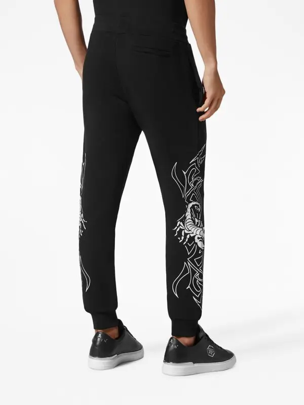 Philipp Plein Scorpion Cotton Track Pants