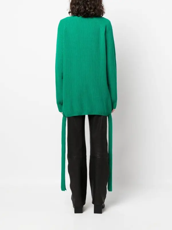 MSGM Ribbed-knit Wool-blend Cardigan