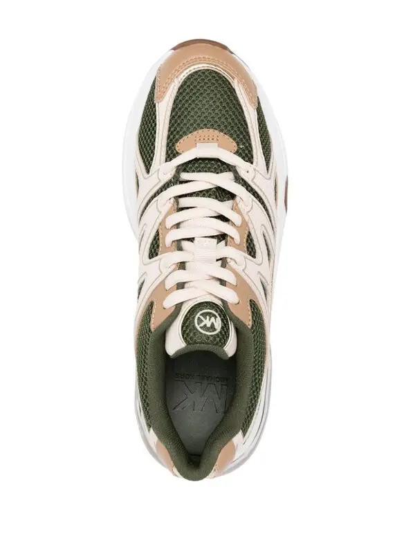 Michael Kors Kit Extreme Panelled Sneakers - Green