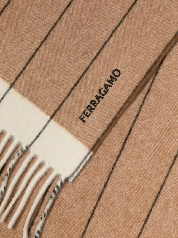 FERRAGAMO Striped Scarf