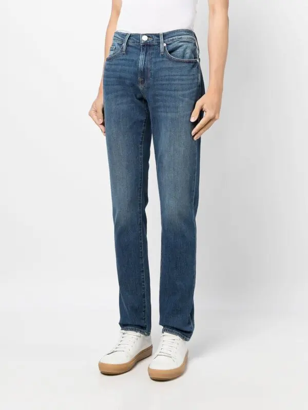 FRAME Mid-rise Slim-fit Jeans