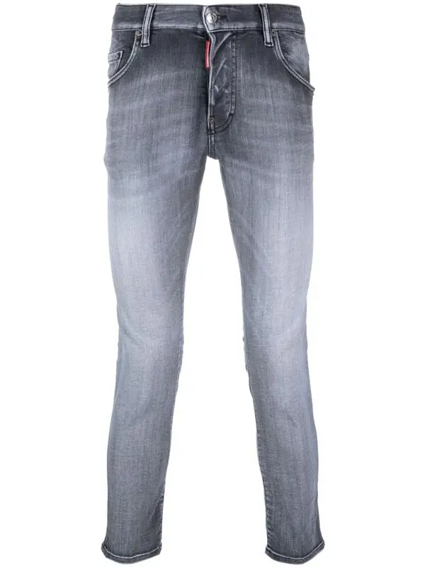 Dsquared2 Low-rise Cropped Jeans - Black