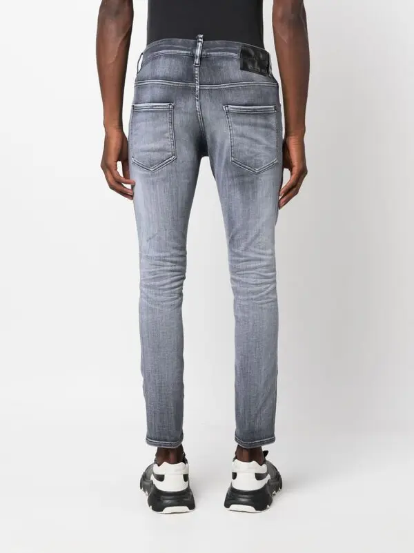 Dsquared2 Low-rise Cropped Jeans - Black