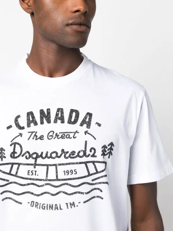 Dsquared2 Logo-print Cotton T-shirt