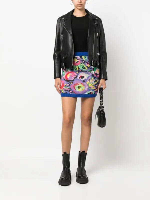 CHIARA FERRAGNI Jacquard Fitted Skirt
