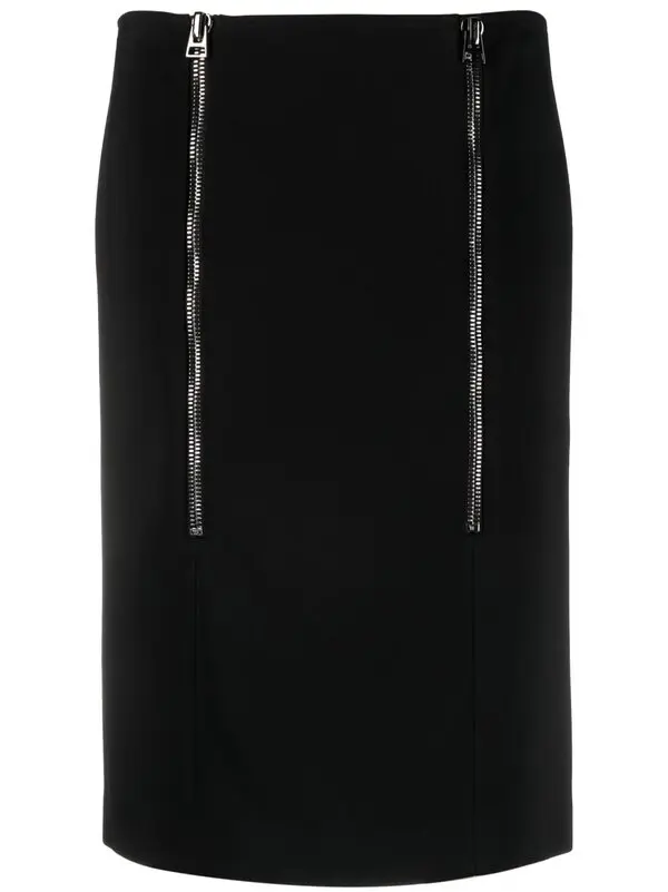 TOM FORD Zip-detail Pencil Skirt - Black