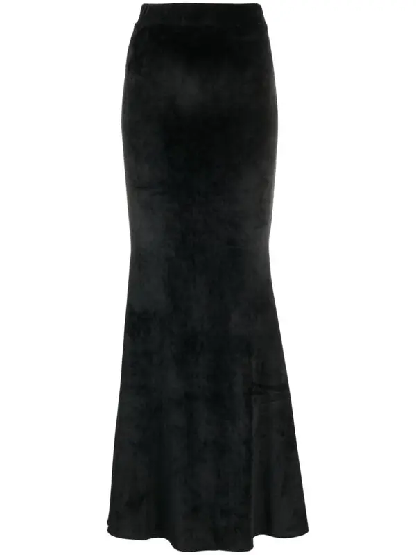 Gcds Velvet Maxi Skirt