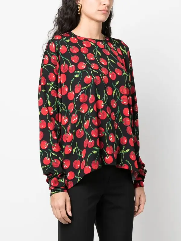 Dolce & Gabbana Cherry-print Blouse
