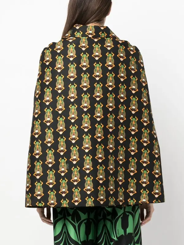 La DoubleJ Milano Wool-blend Cape - Black