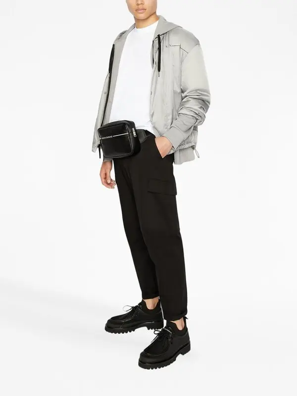 Armani Exchange Reverible Hooded Bomber Jacket