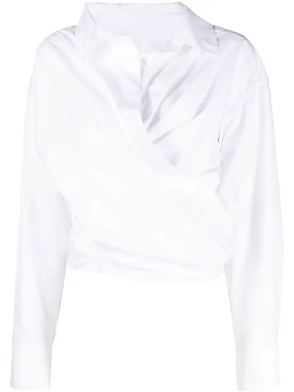 Alexander Wang Wrap Cotton Shirt