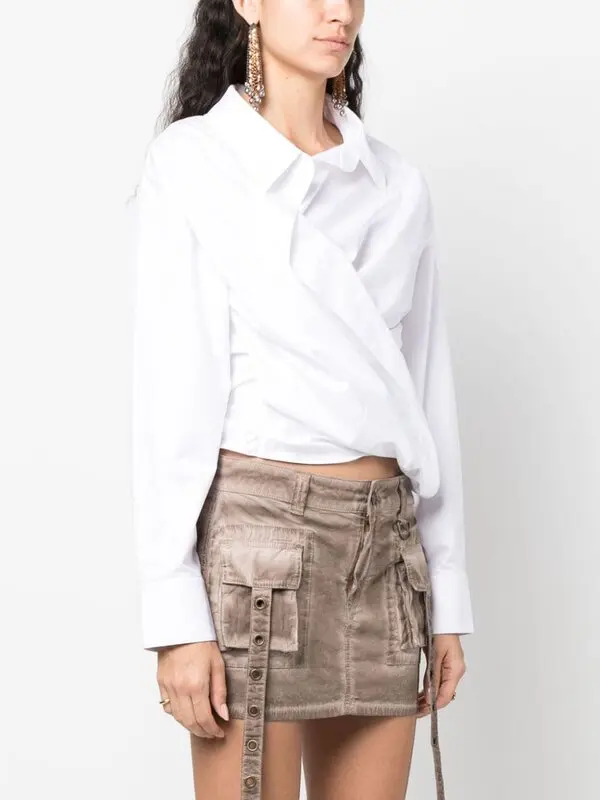 Alexander Wang Wrap Cotton Shirt