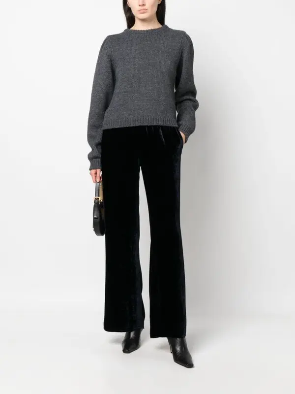 Antonelli Firenze Elasticated-waist Velvet Trousers