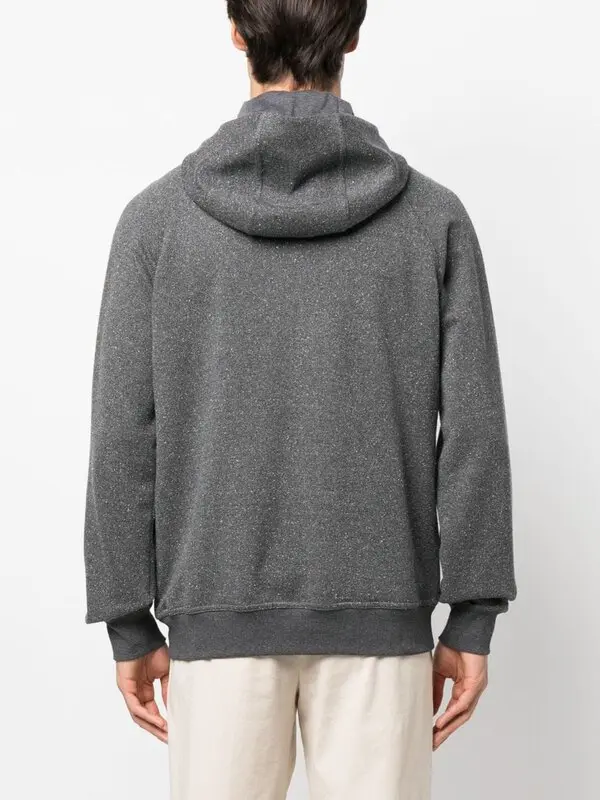 Brunello Cucinelli Logo-print Zip-up Hoodie