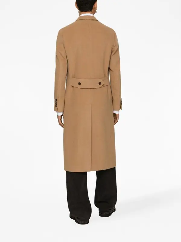 Dolce & Gabbana Single-breasted Wool Coat - Neutrals