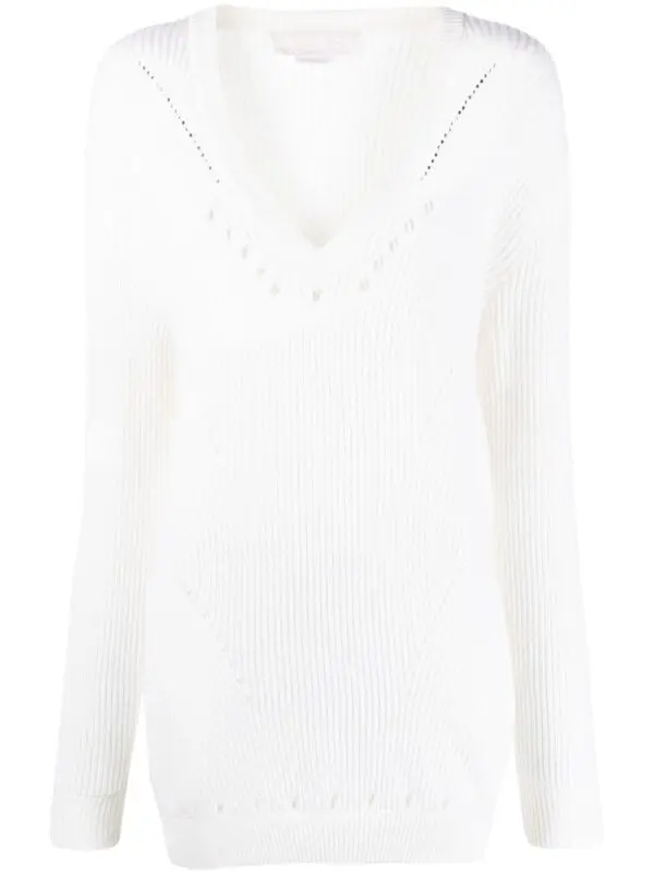 GENNY V-neck Wool Jumper