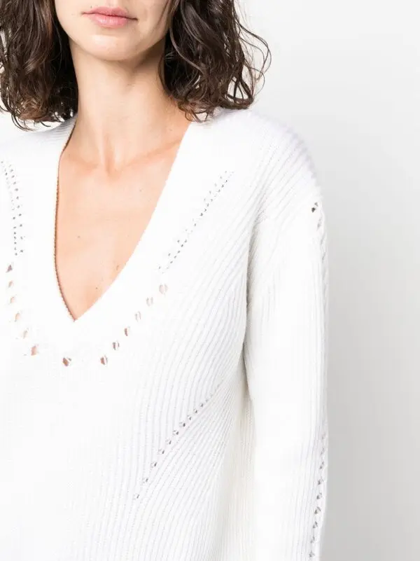 GENNY V-neck Wool Jumper