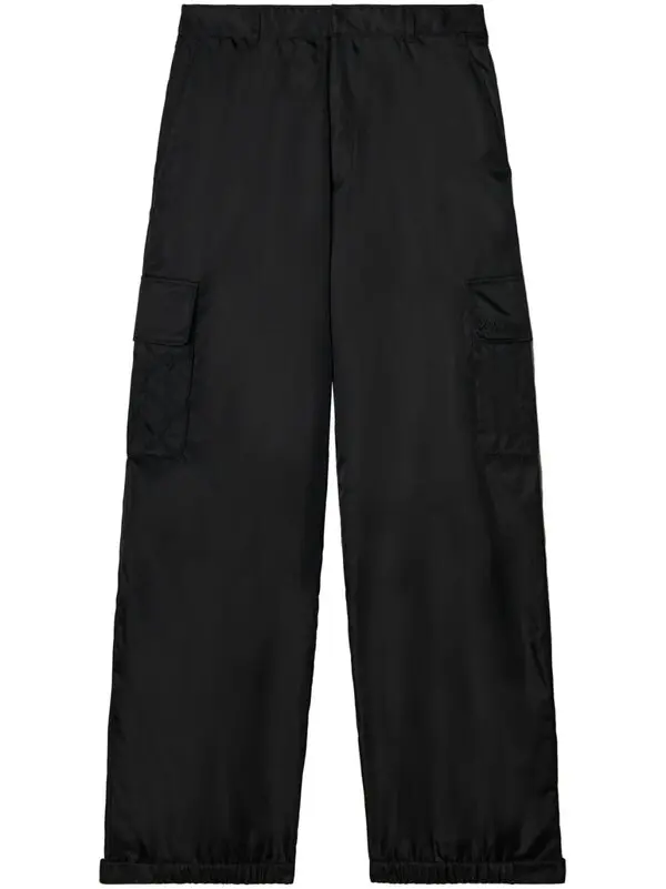 Off-White Mid-rise Cargo Trousers - Black