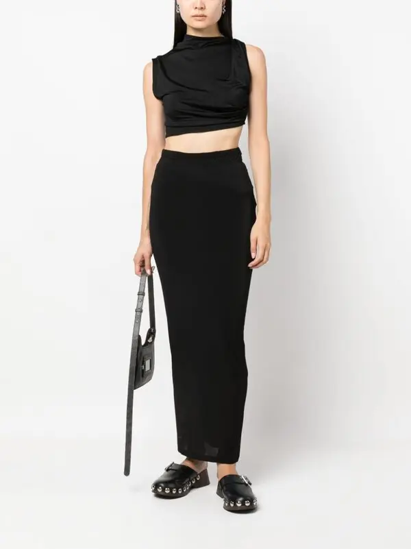 Wardrobe.NYC Elasticated-waistband Maxi Skirt