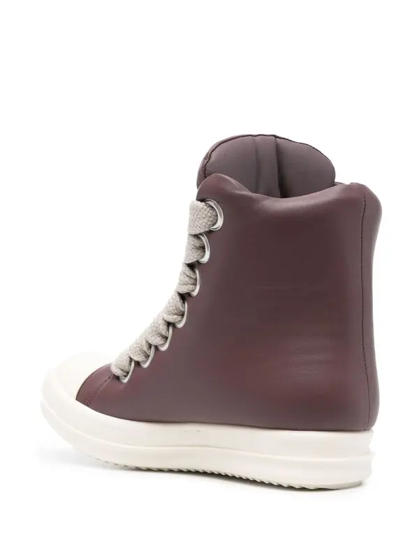 Rick Owens Padded Lace-up High-top Sneakers