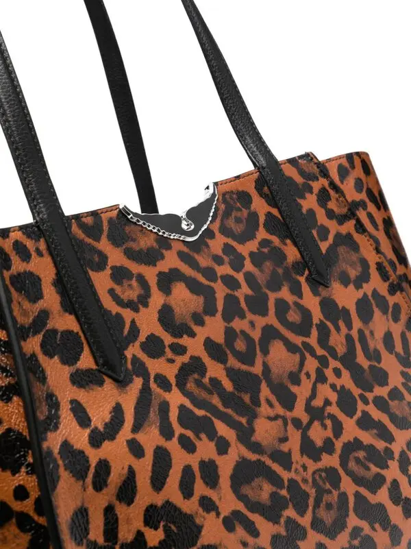 Zadig&Voltaire Le Borderline Leopard-print Tote Bag - Brown