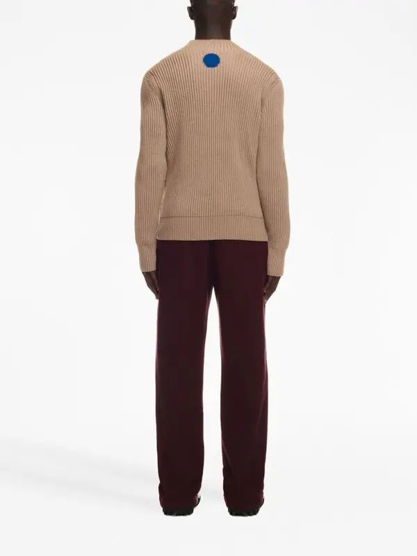 Off-White Logo-intarsia Wool Jumper