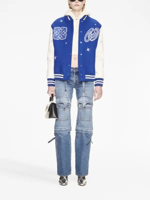 Off-White Bling Stars Bomber Jacket