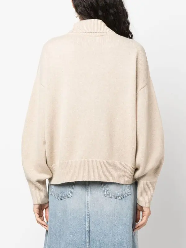Isabel Marant Aspen Cashmere Sweater - Neutrals