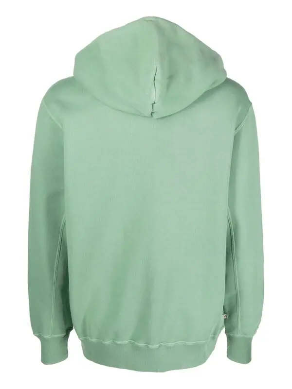AUTRY Cotton Logo Patch Hoodie - Green